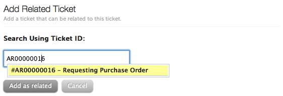 Add related tickets to create ticket relationships – Customer Service ...